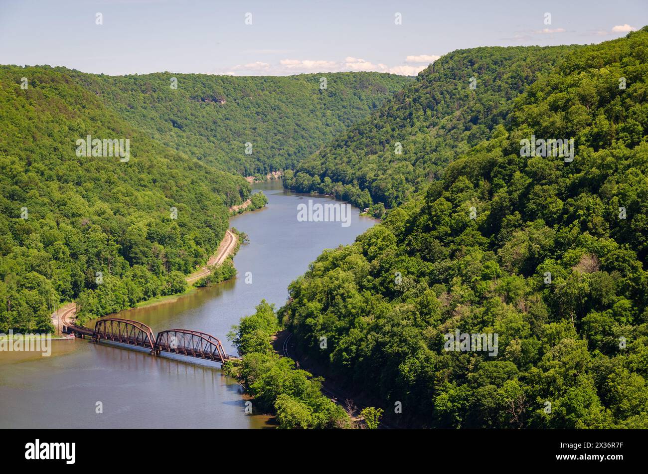 The New River Gorge National Park and Preserve in southern West ...