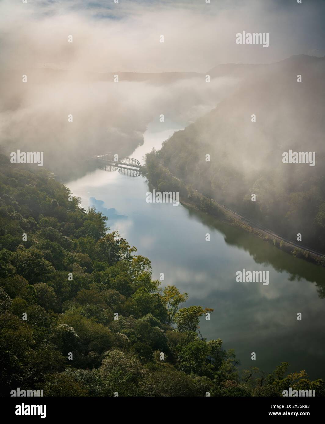 The New River Gorge National Park and Preserve in southern West ...