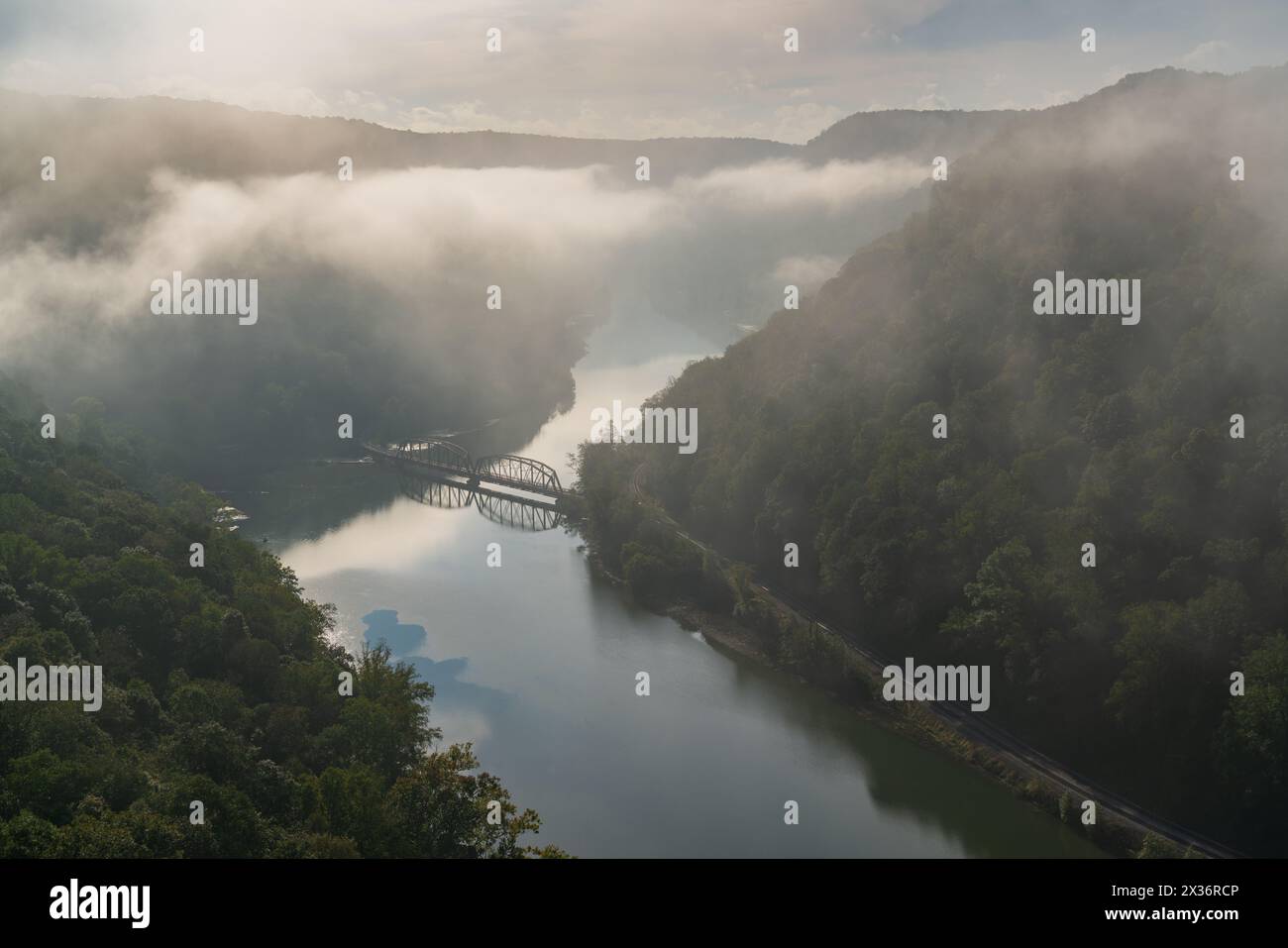 The New River Gorge National Park and Preserve in southern West ...