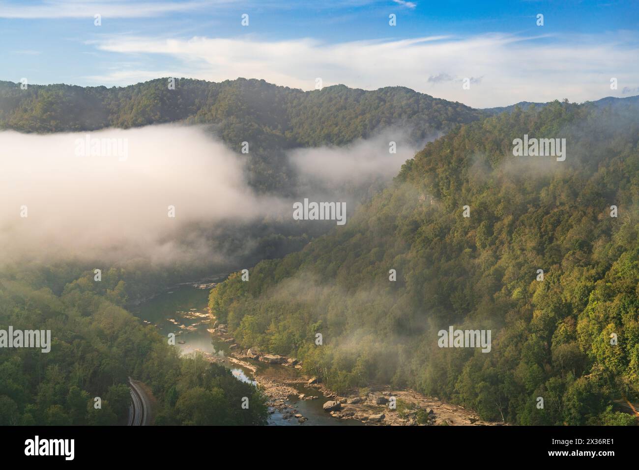 The New River Gorge National Park and Preserve in southern West ...