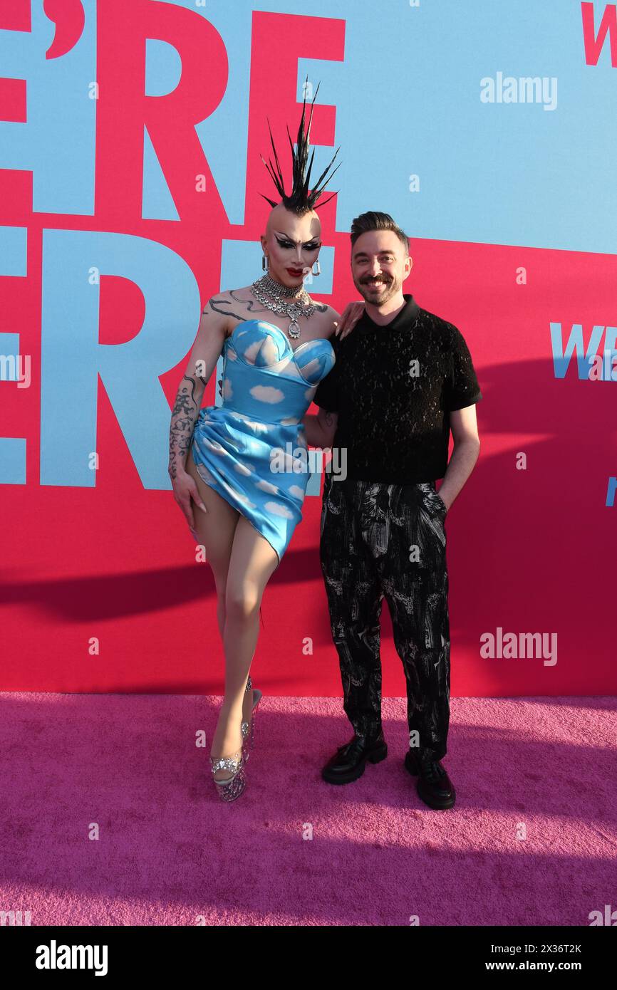 Los Angeles, California, USA 24th April 2024 Sasha Velour and Johnny ...