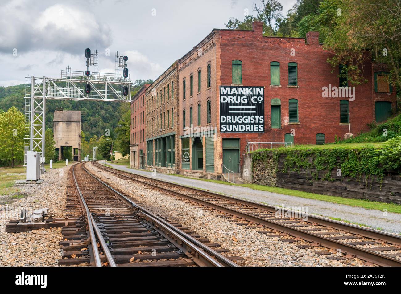 The Ghost Town of Thurmond in the New River Gorge National Park, West ...