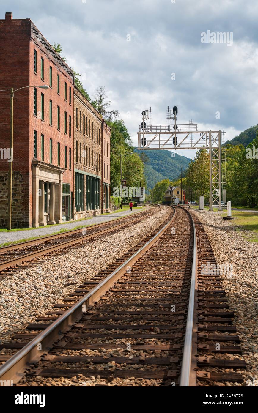 The Ghost Town of Thurmond in the New River Gorge National Park, West ...