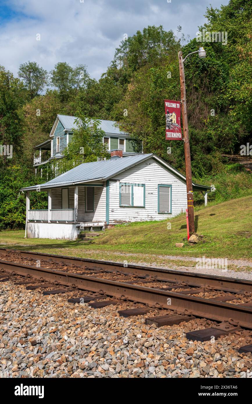 The Ghost Town of Thurmond in the New River Gorge National Park, West ...