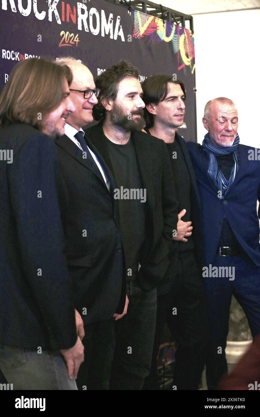 Rome, Italy. 24th Apr, 2024. Press conference in the capitol in the ...