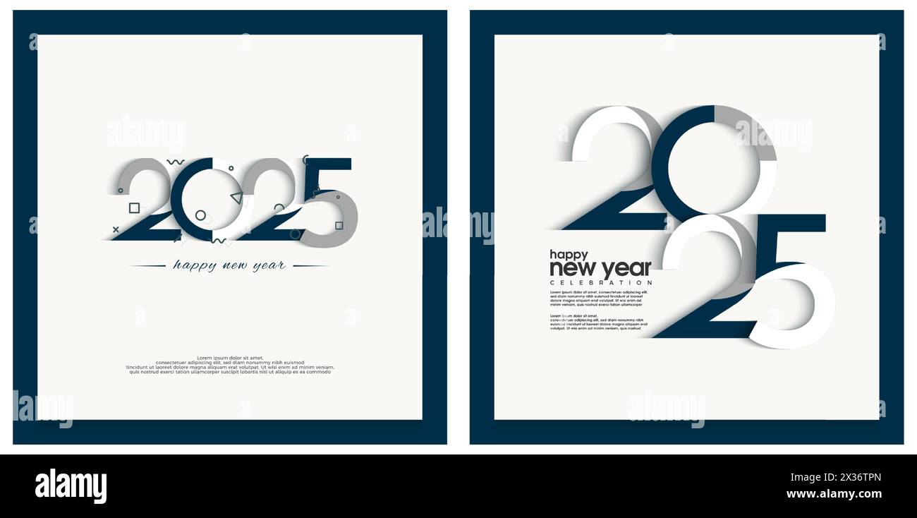 2025 is flat Stock Vector Images - Alamy