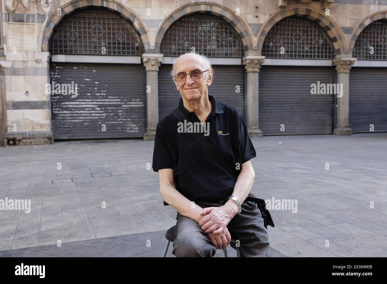Portrait of Petros Markaris 20/06/2023 ©Isabella De Maddalena/opale ...