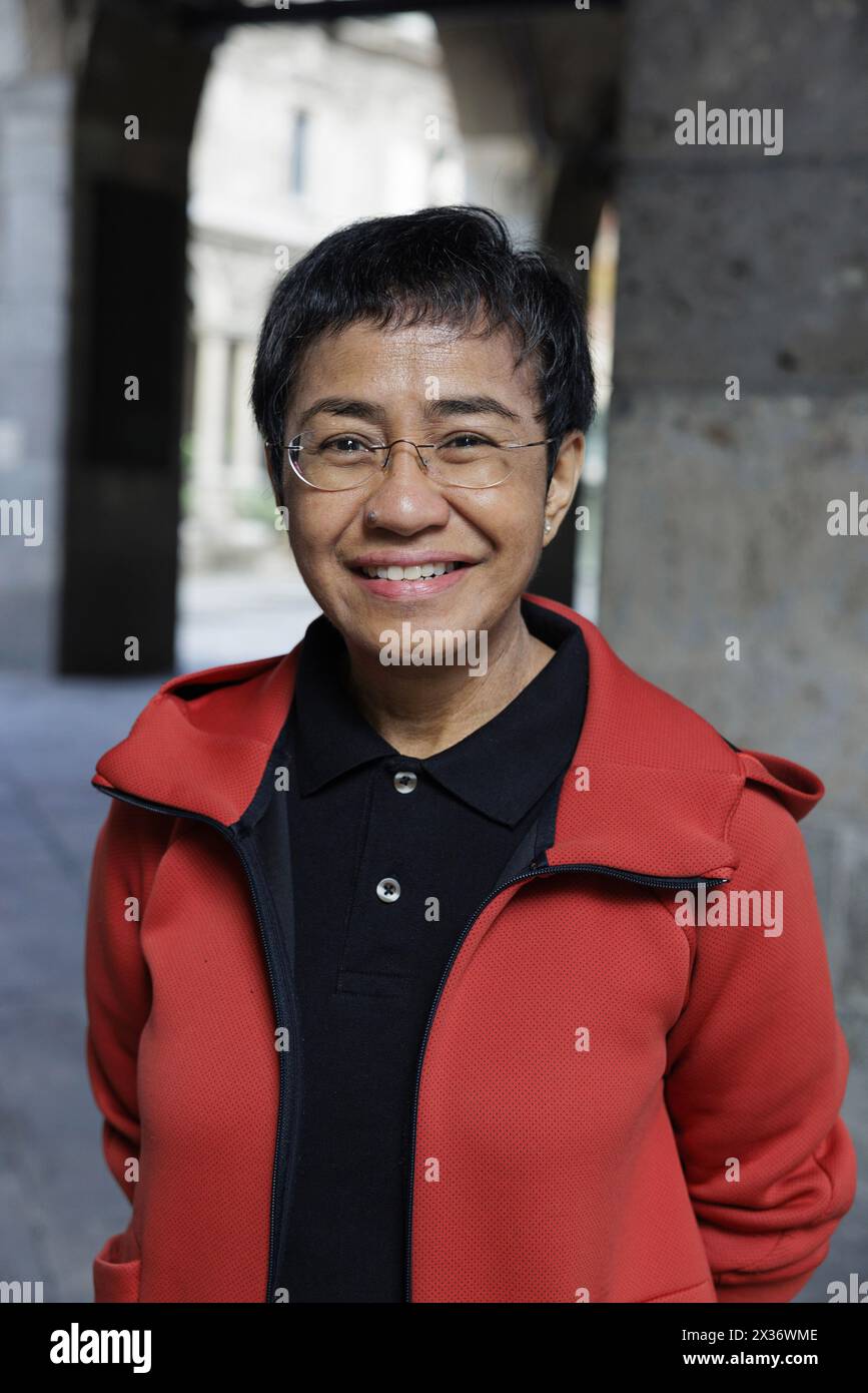 Portrait of Maria Ressa (Nobel Peace Prize 2021) 07/06/2023 ©Isabella ...