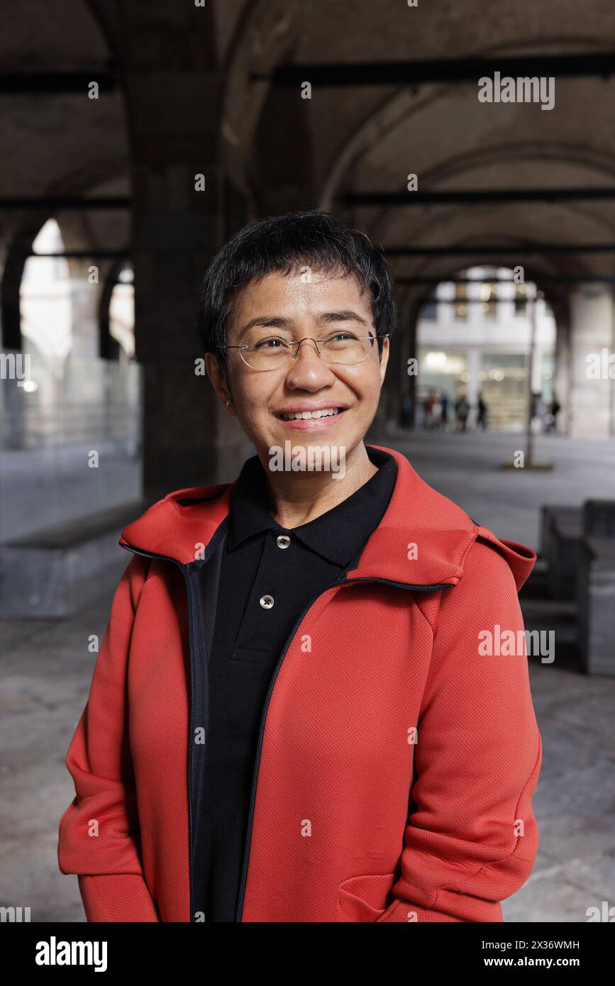 Portrait of Maria Ressa (Nobel Peace Prize 2021) 07/06/2023 ©Isabella ...