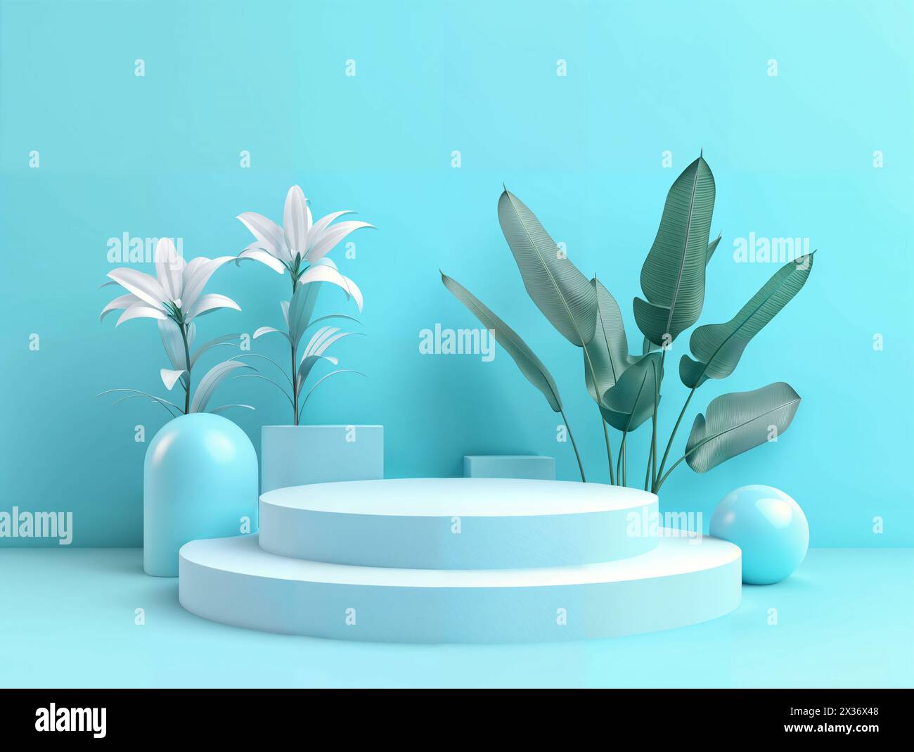 Design product placement 3d geometry background Stock Photo - Alamy