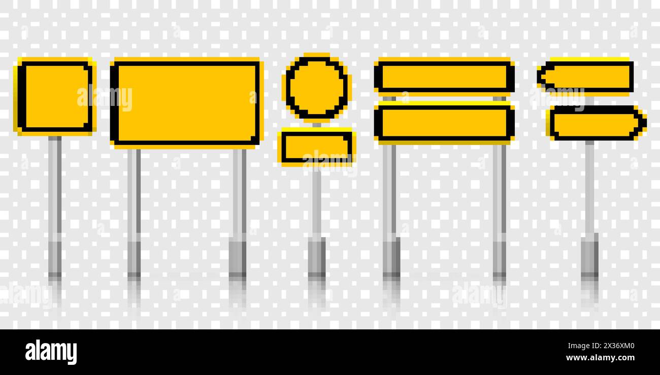 Notice on signpost Stock Vector Images - Alamy