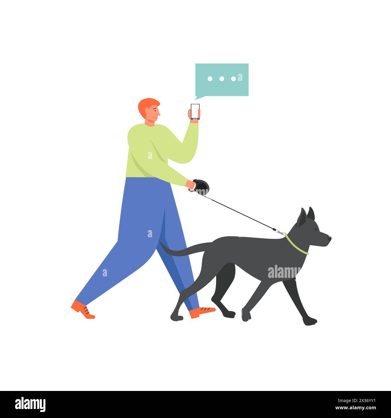 Wireless networking technology, vector flat isolated illustration Stock ... Wireless networking technology, vector flat isolated illustration Stock ...