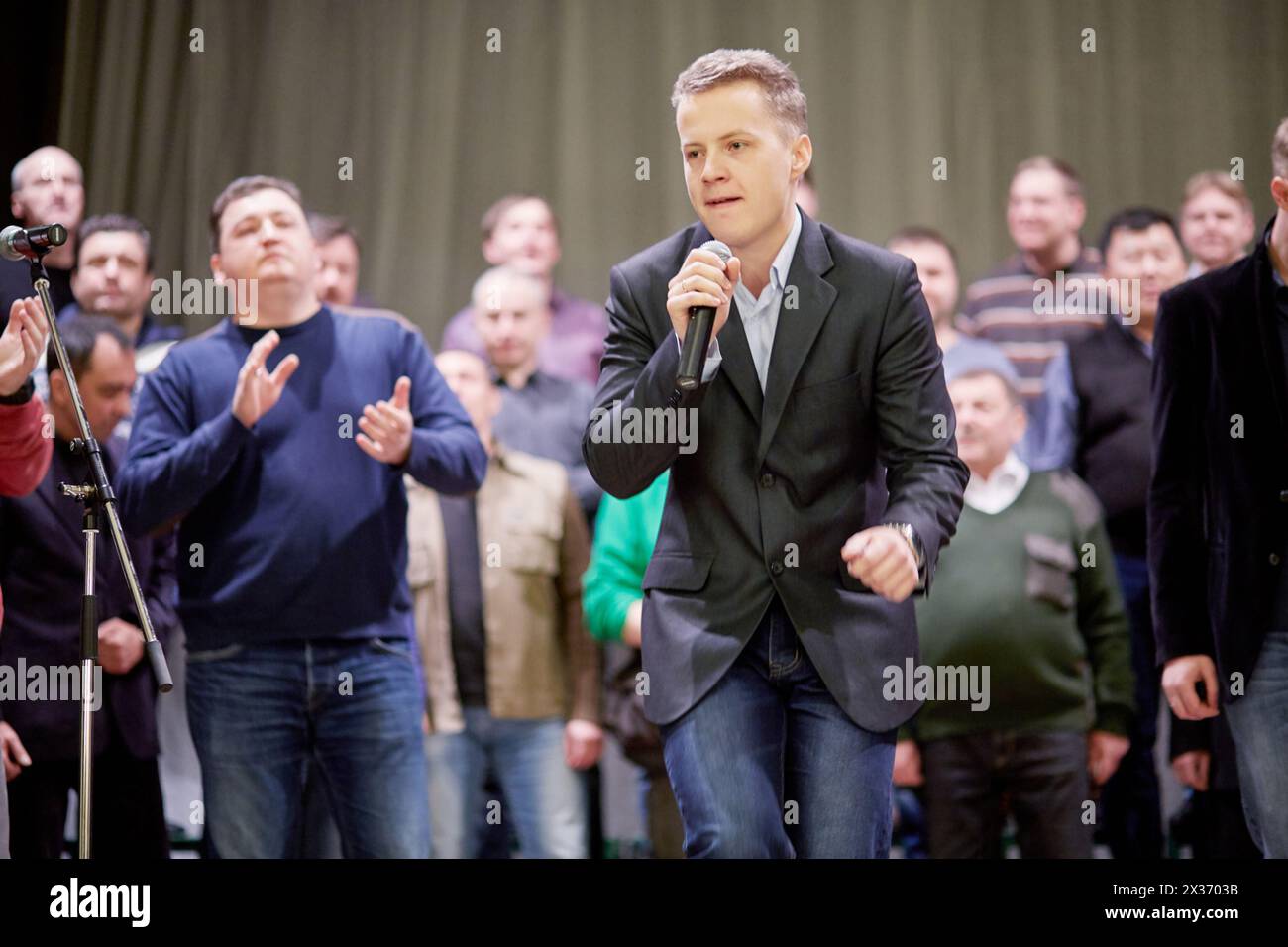 MOSCOW, RUSSIA - DEC 30, 2014: Soloist of Academic Song and Dance ...