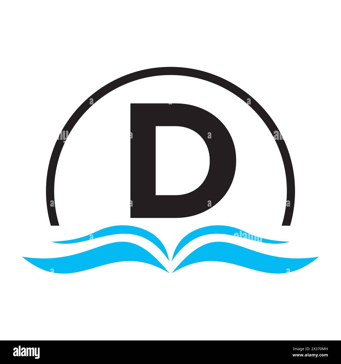Letter D Education Logo Book Concept. Training Career Sign, University ...