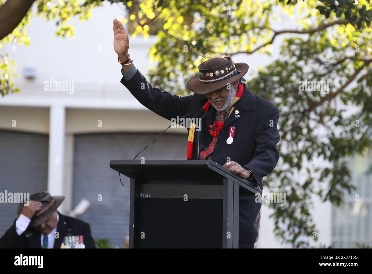 Sydney, Australia. 25th April 2024. The Coloured Digger event and Anzac ...