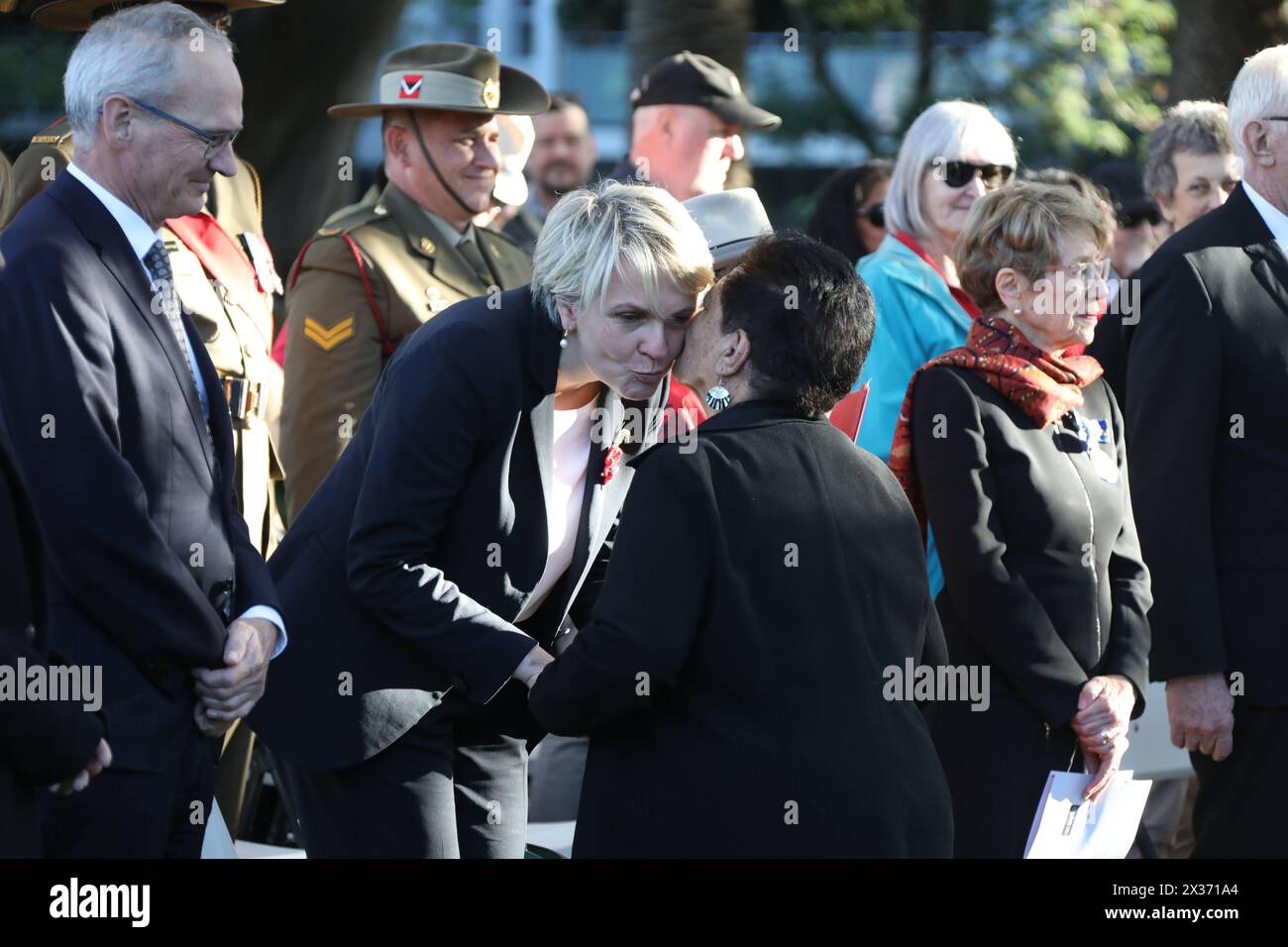 Sydney, Australia. 25th April 2024. The Coloured Digger event and Anzac ...