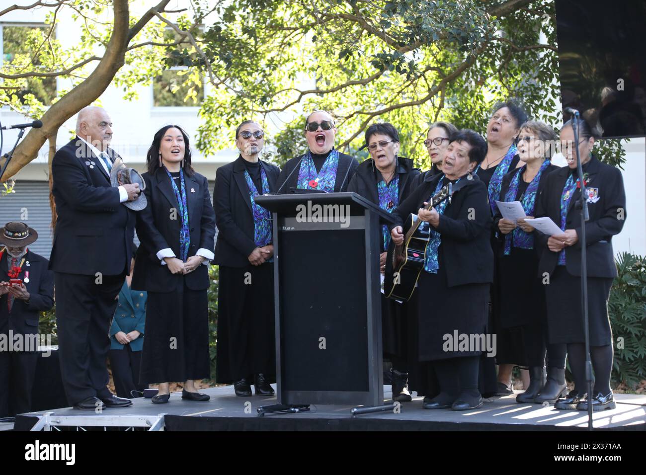 Sydney, Australia. 25th April 2024. The Coloured Digger event and Anzac ...