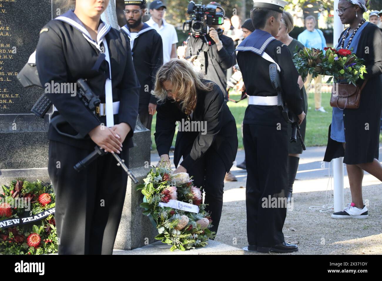 Sydney, Australia. 25th April 2024. The Coloured Digger event and Anzac ...