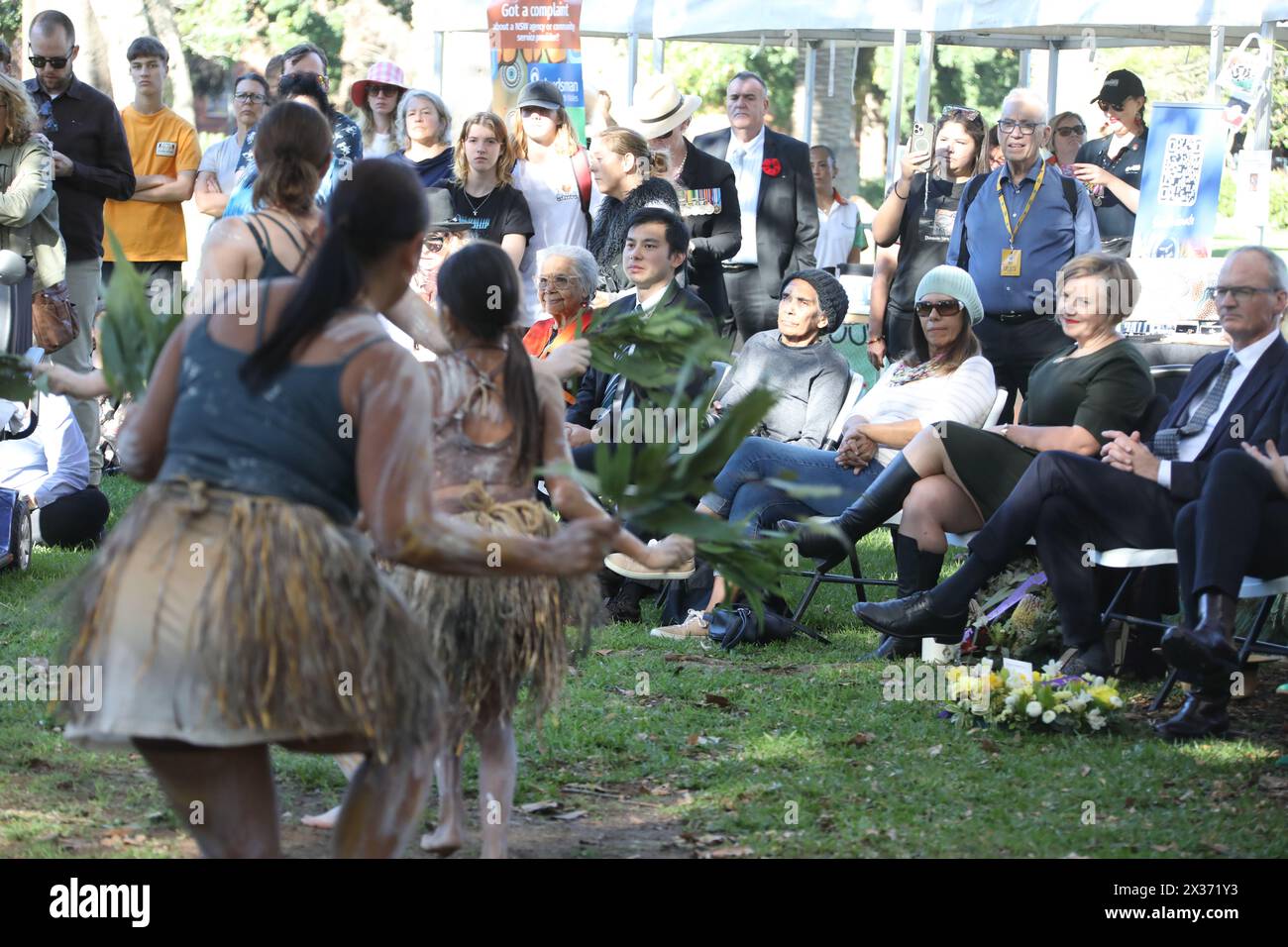 Sydney, Australia. 25th April 2024. The Coloured Digger event and Anzac ...