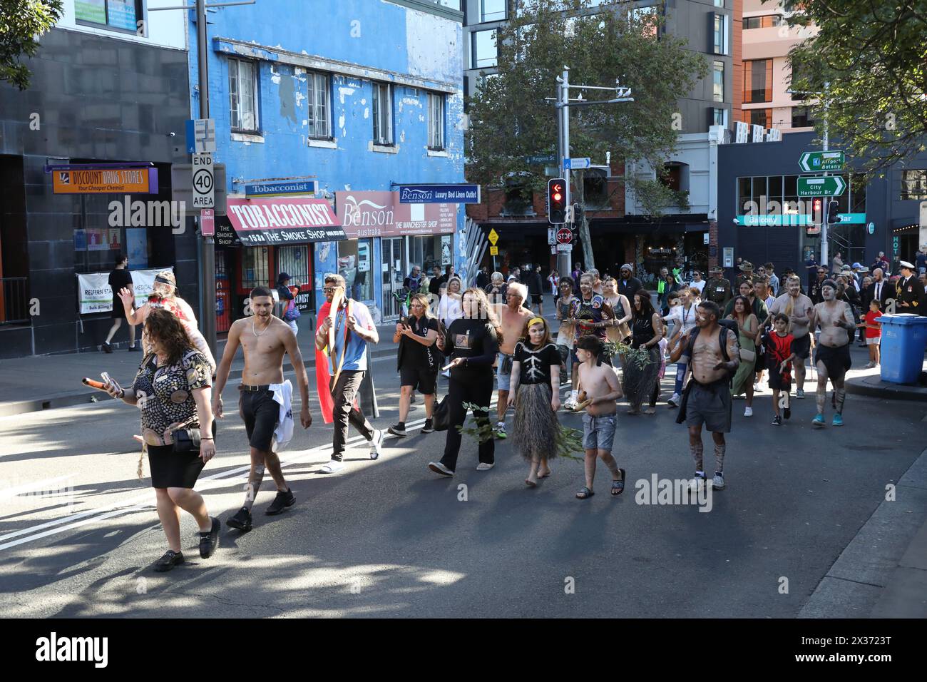 Sydney, Australia. 25th April 2024. The Coloured Digger event and Anzac ...