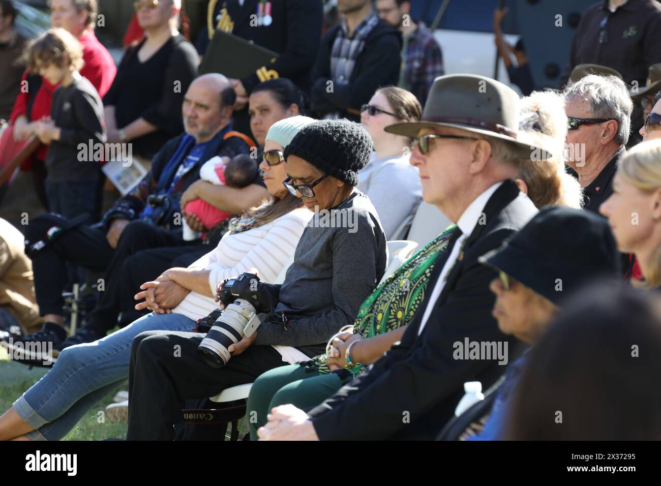 Sydney, Australia. 25th April 2024. The Coloured Digger event and Anzac ...