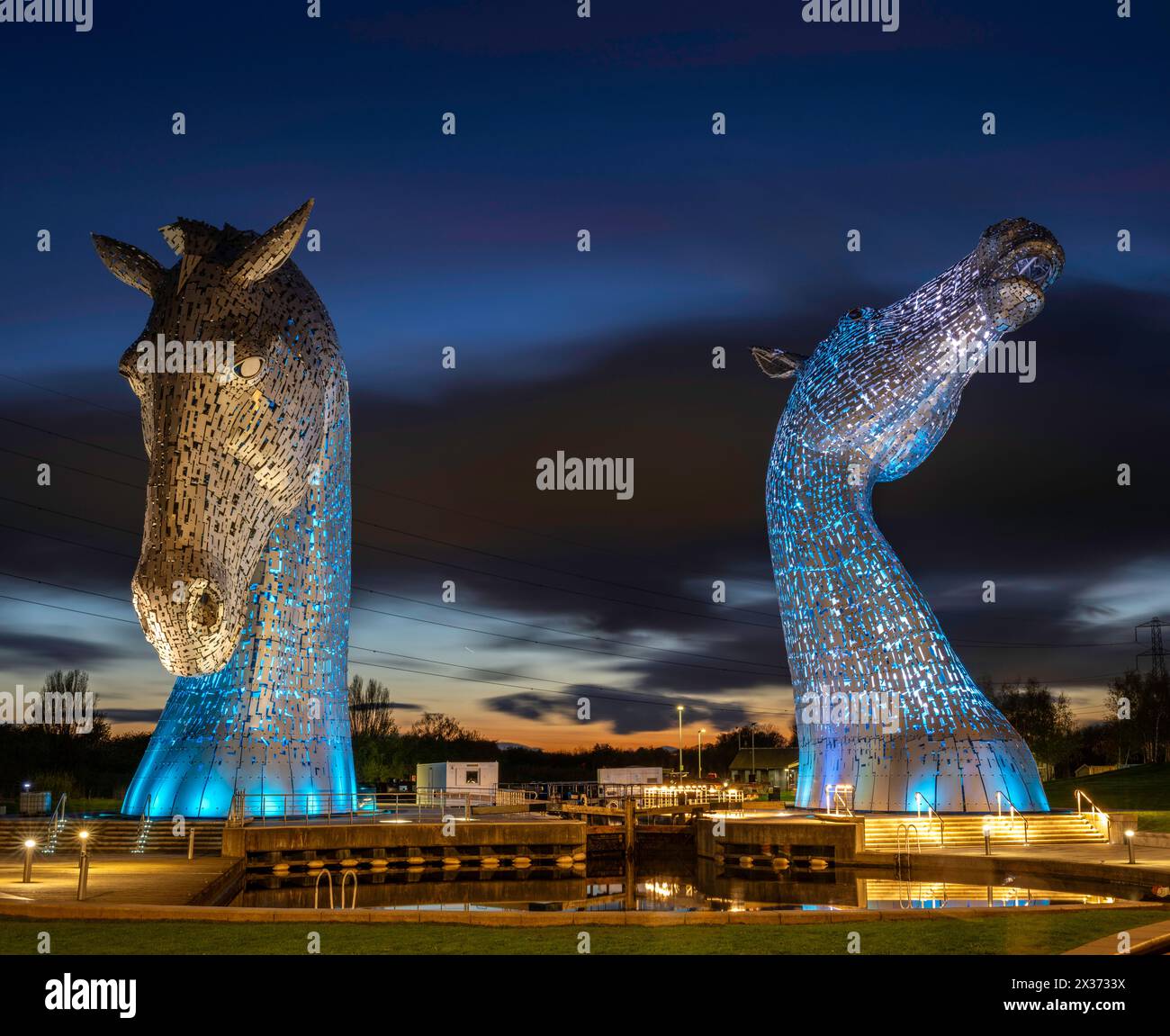 The Kelpies, Falkirk, Scotland, UK Stock Photo - Alamy