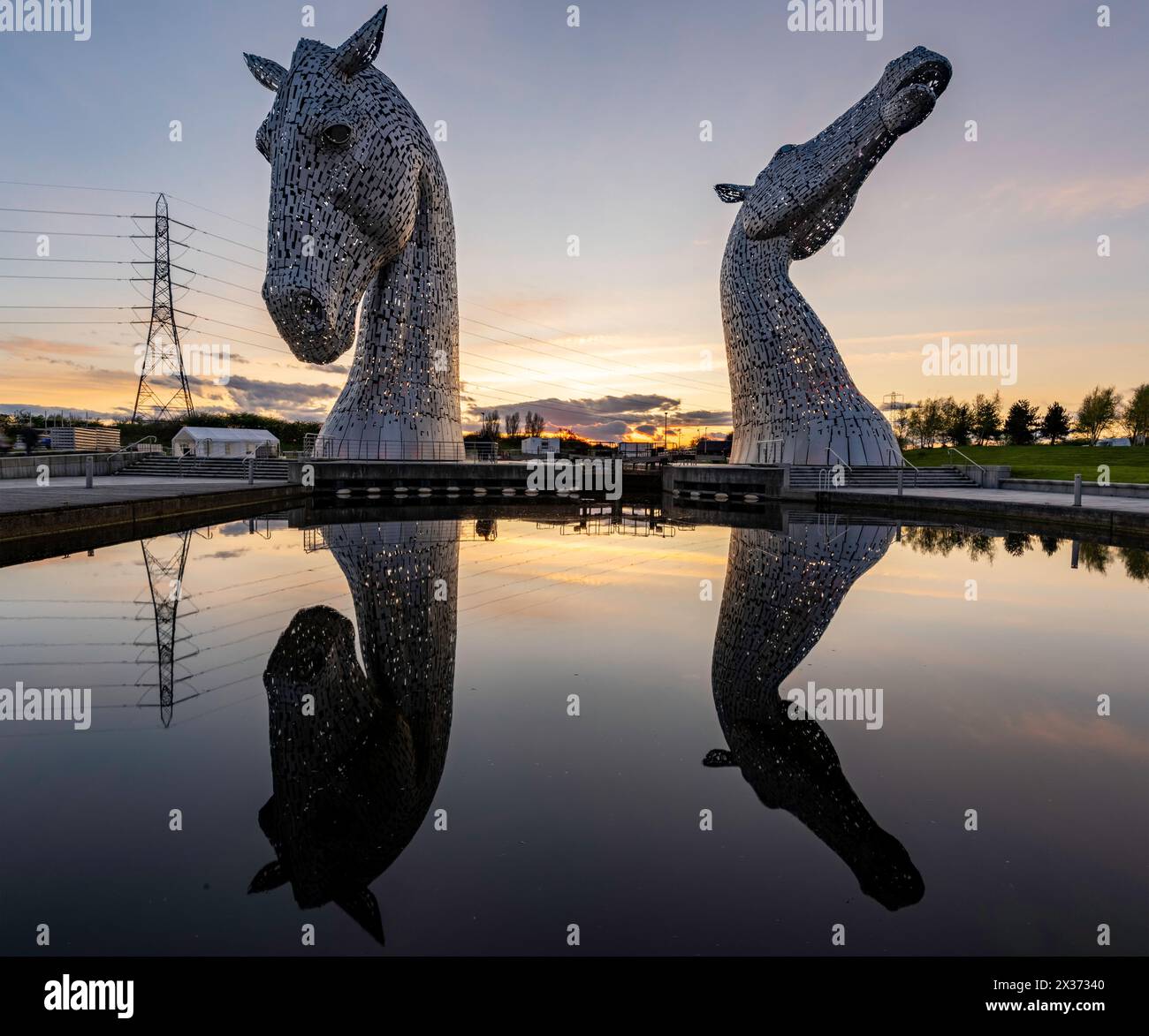 The Kelpies, Falkirk, Scotland, UK Stock Photo - Alamy