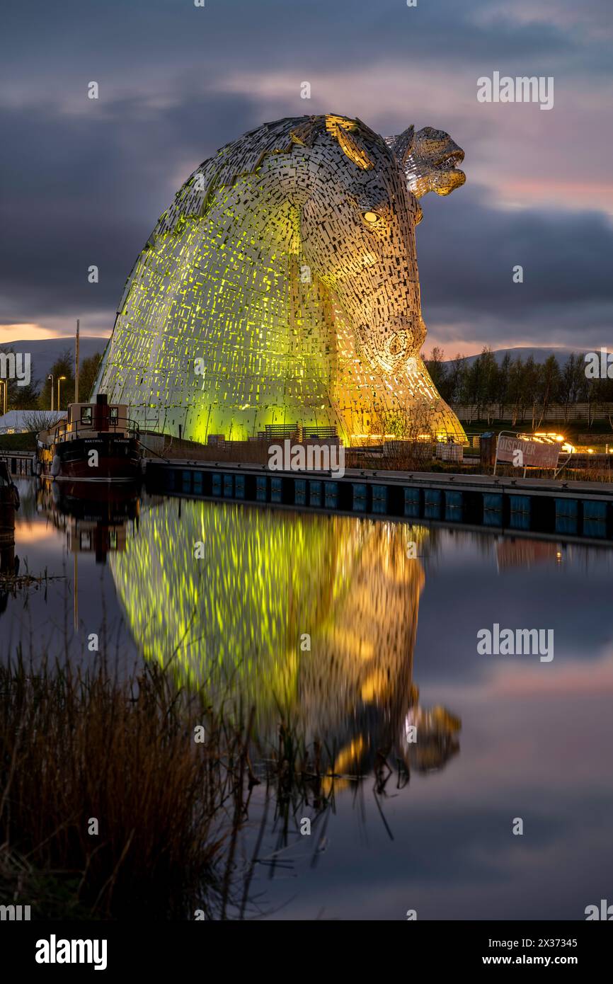 The Kelpies, Falkirk, Scotland, UK Stock Photo - Alamy