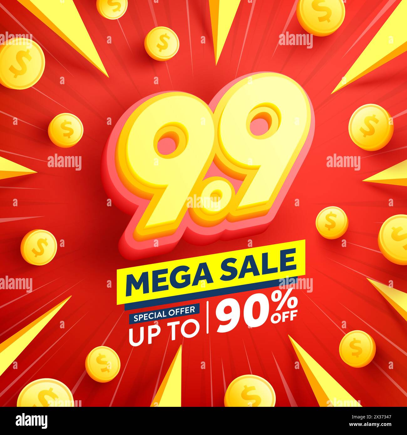 9 coins Stock Vector Images - Alamy