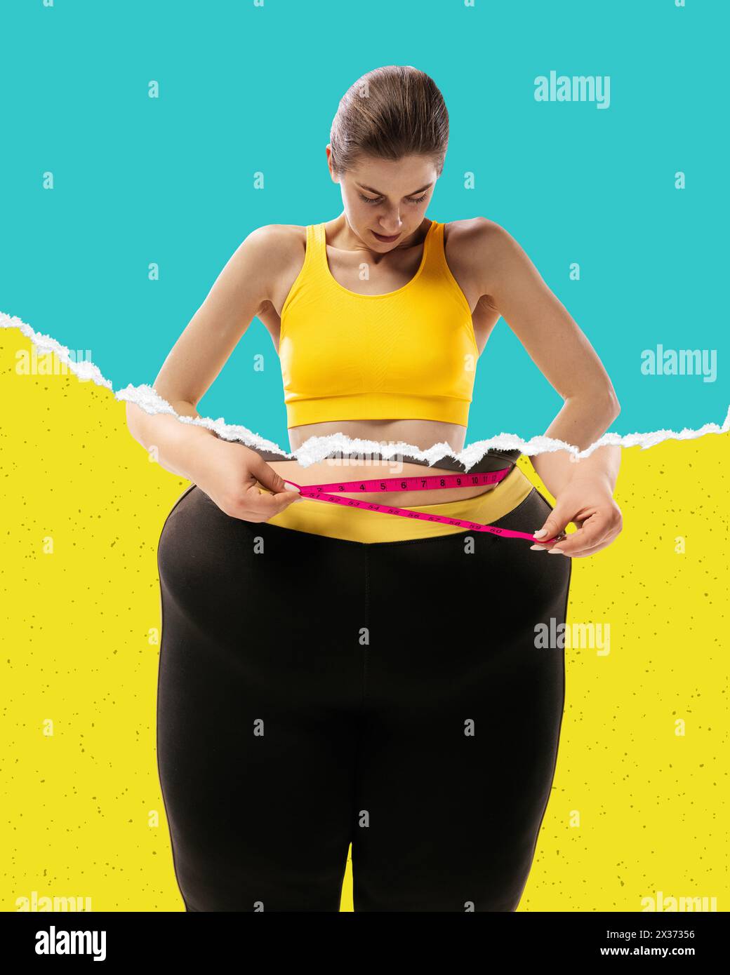 Process of body transformation, with focus on achieving slimmer upper ...