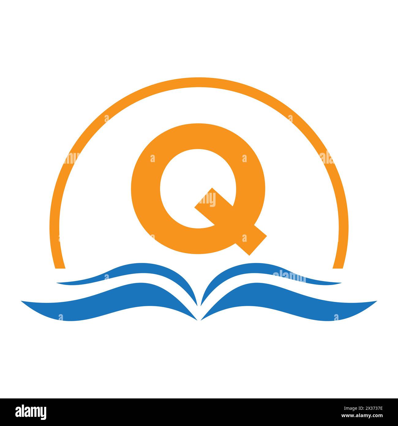 Letter Q Education Logo Book Concept. Training Career Sign, University ...