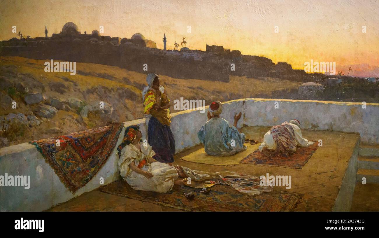 Evening prayer painting hi-res stock photography and images - Alamy