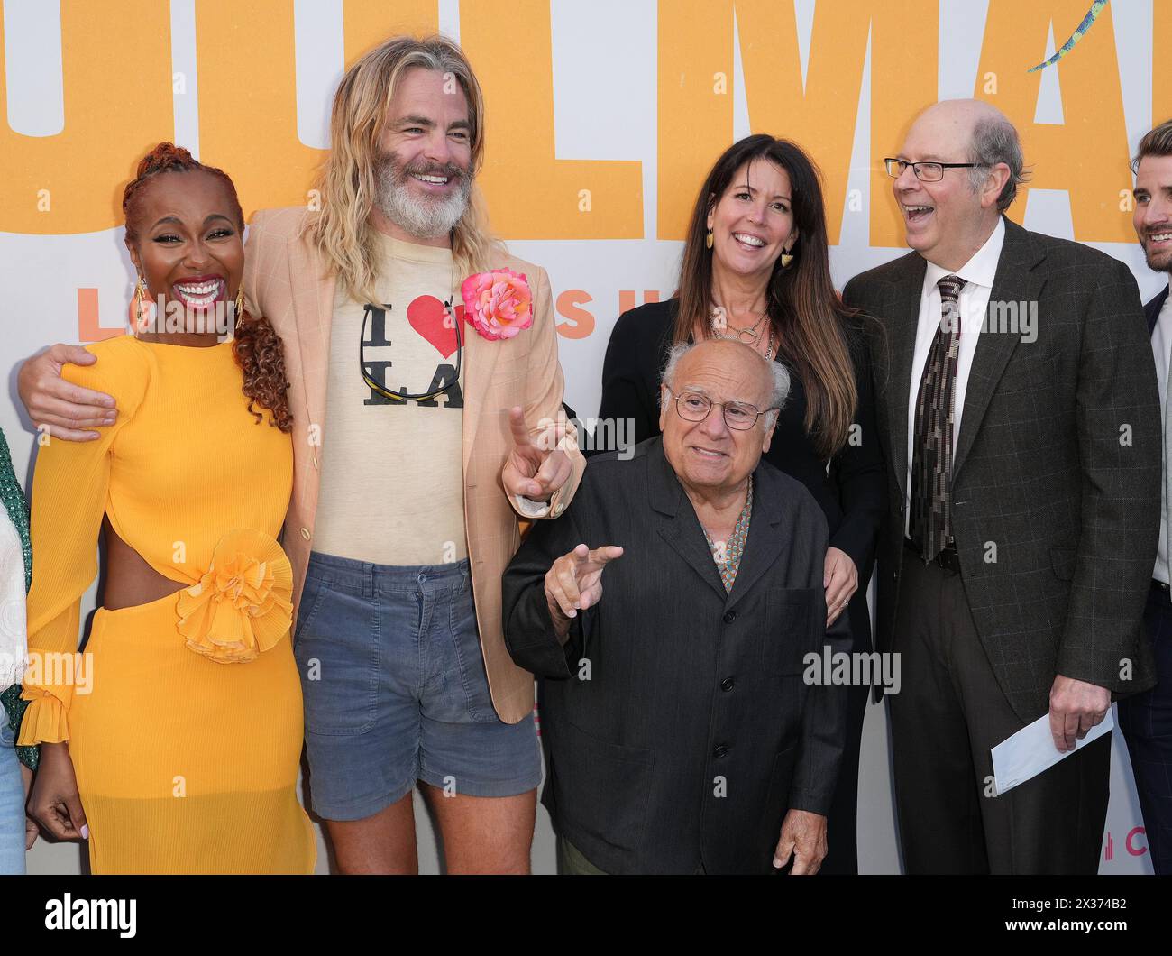 Los Angeles, USA. 24th Apr, 2024. (L-R) POOLMAN Cast & Crew - Dewanda ...