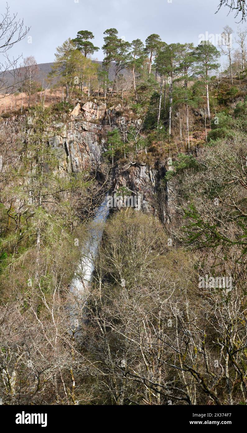 Grey Mares Tail waterfall, Kinlochleven Stock Photo - Alamy