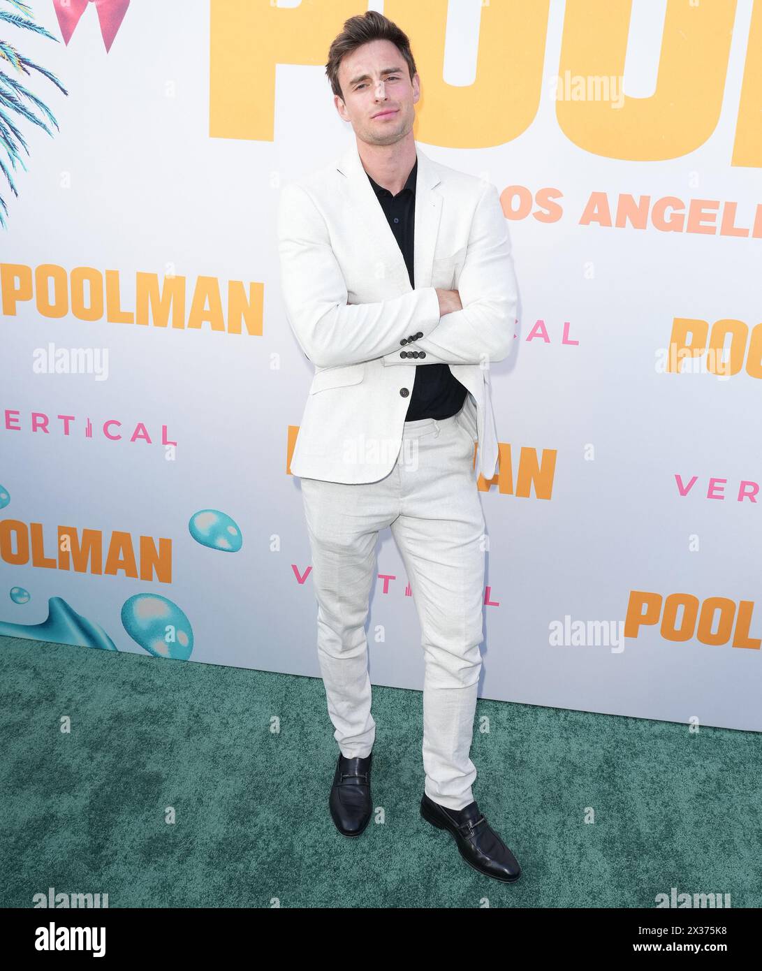 Los Angeles, USA. 24th Apr, 2024. Fabian Arnold arrives at the POOLMAN Los Angeles Premiere held ...
