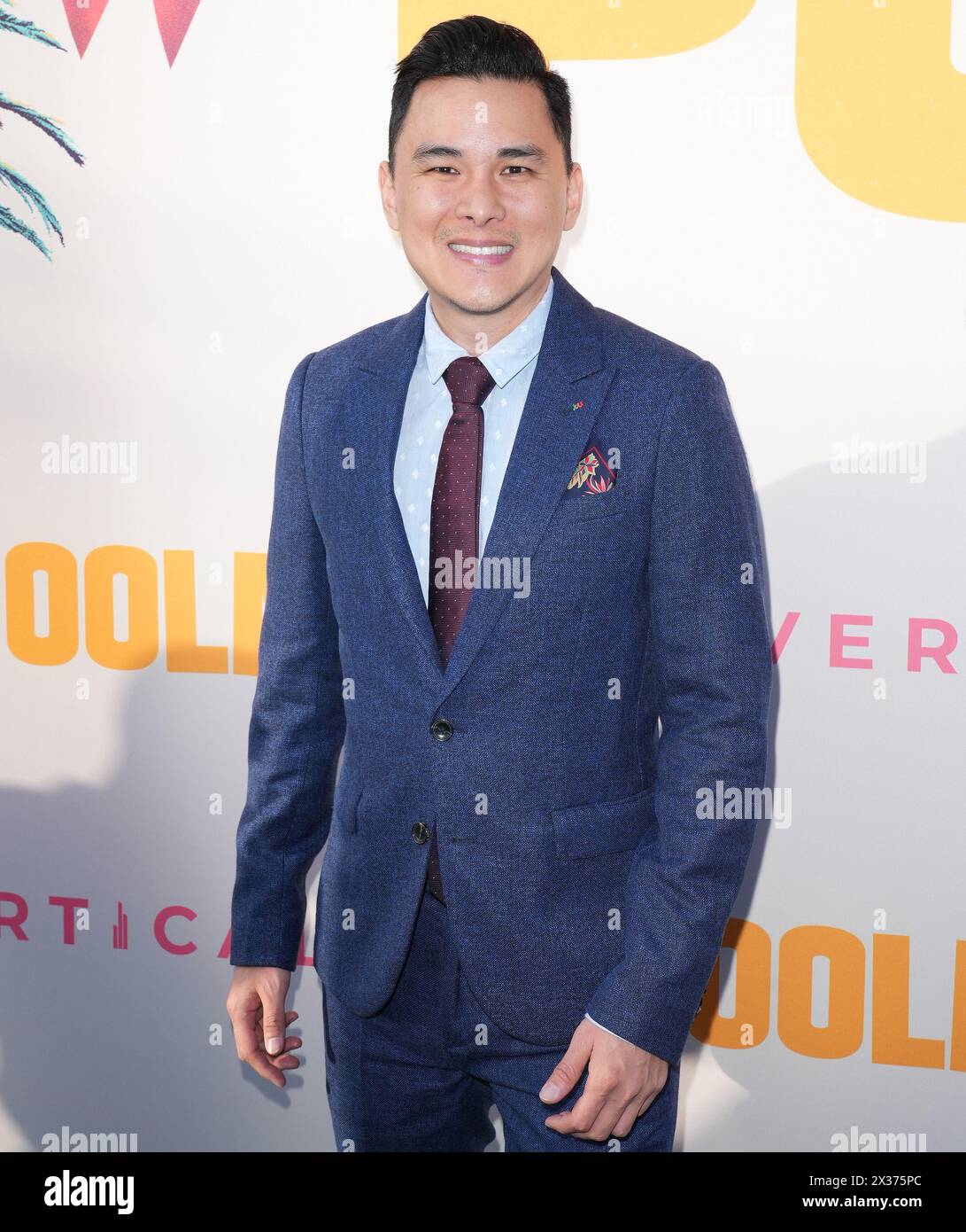 Los Angeles, USA. 24th Apr, 2024. Hank Chen arrives at the POOLMAN Los ...