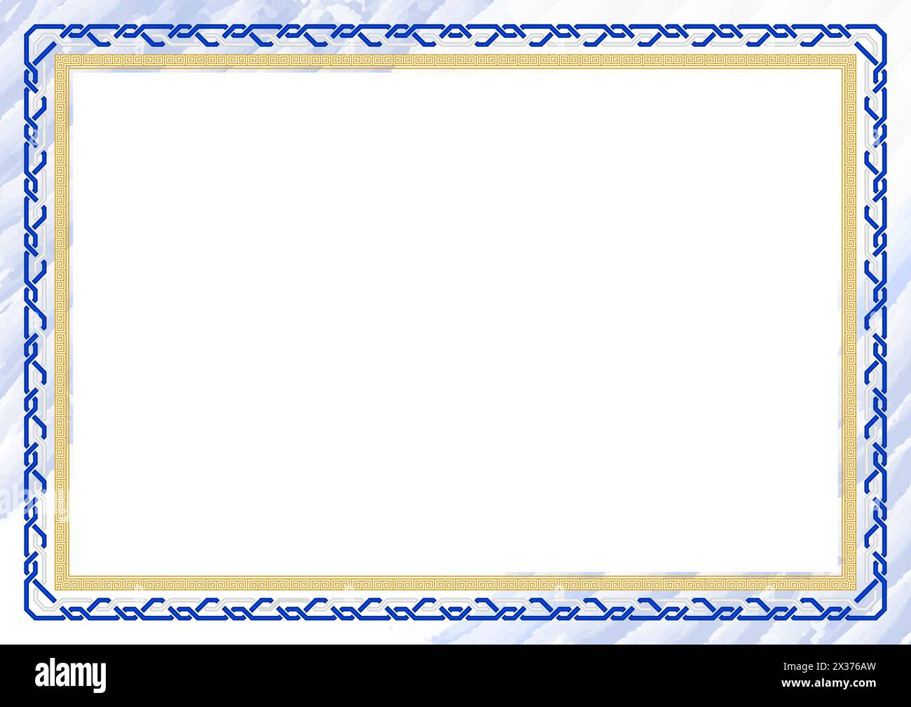 Horizontal frame and border with colors of Israel flag, template ...