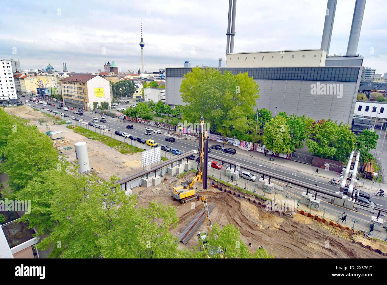 WBM baut hier auf historischem Grund bezahlbaren Wohnraum, ein 12 ...