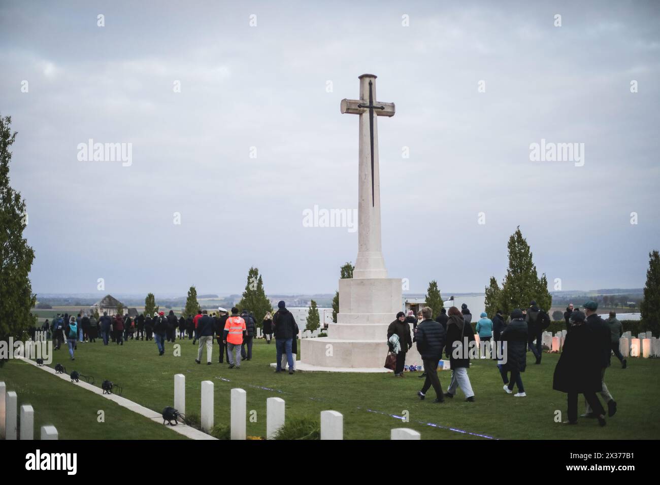Villers Bretonneux, France. 25th Apr, 2024. © PHOTOPQR/LE COURRIER ...