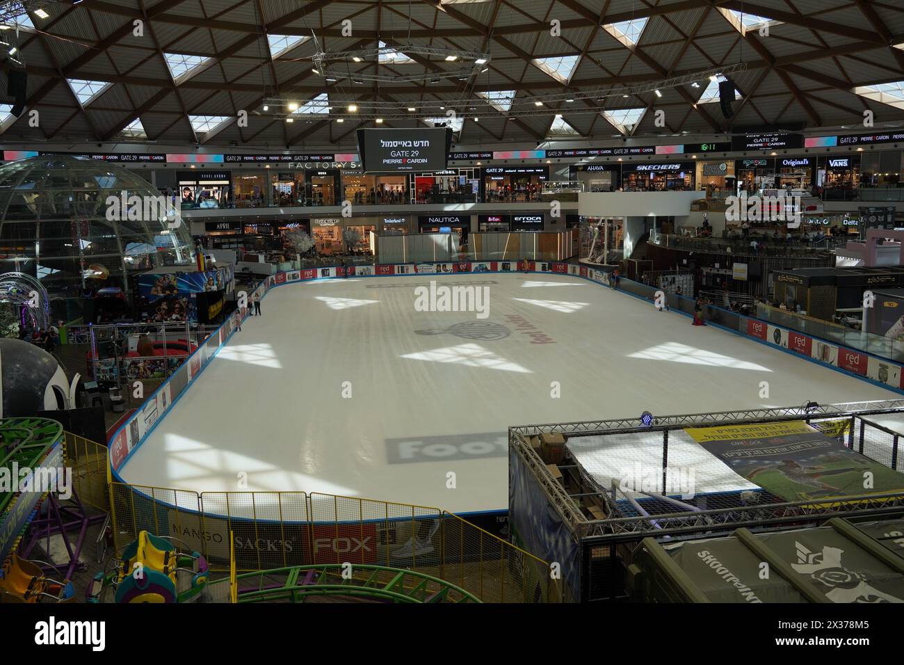 Eilat, Israel - APRIL 06, 2024:Eilat Ice Mall in Eilat.It's the largest complex of its kind in ...