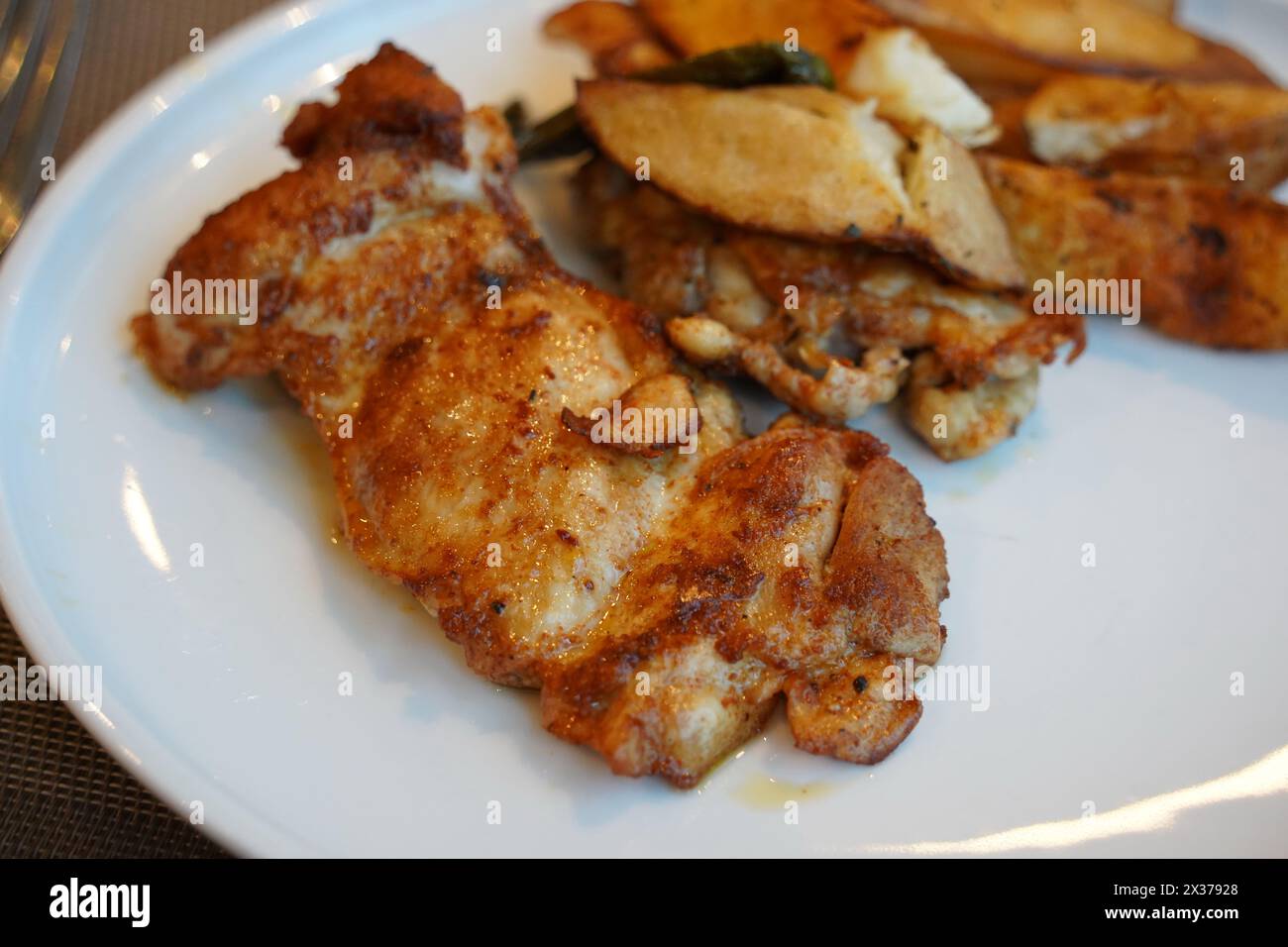 Grilled Marinated boneless skinless chicken thighs(Pargiot ...