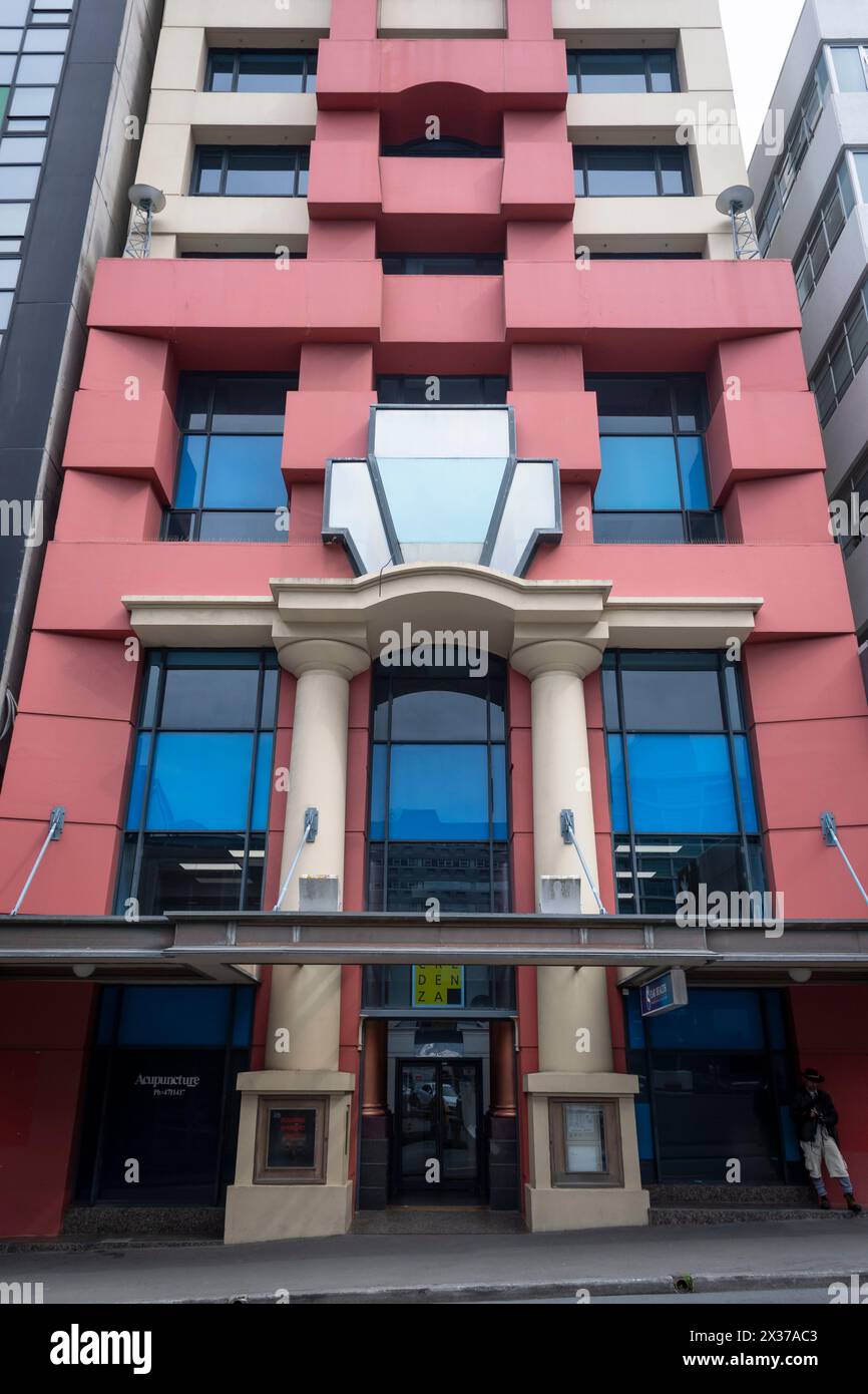 High-rise building, Wellington, North Island, New Zealand Stock Photo ...