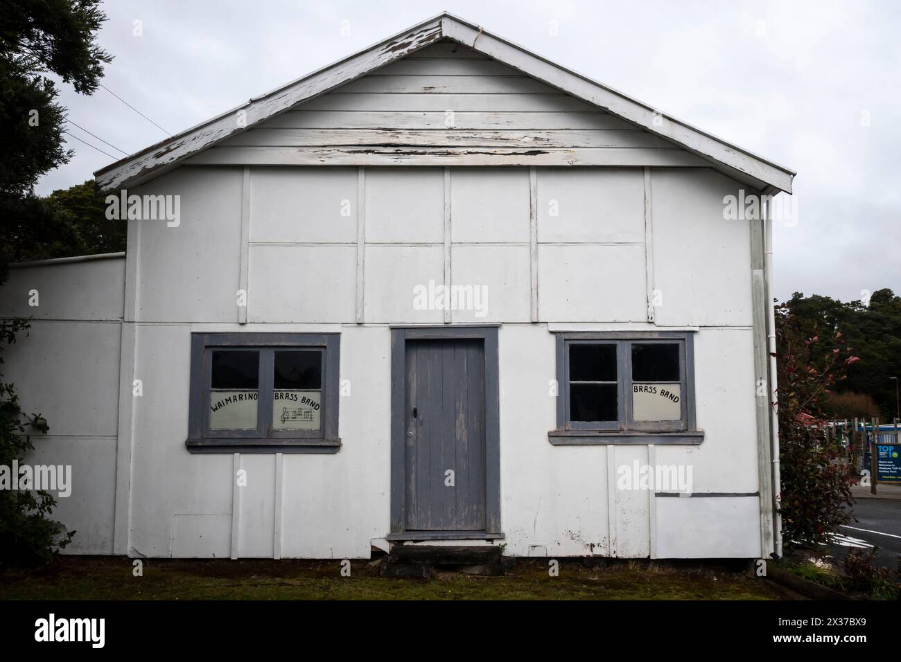 Brass Band building, Ohakune, Waimarino, North Island, New Zealand ...