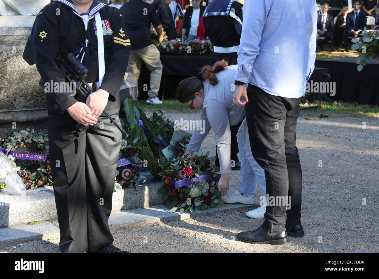 Sydney, Australia. 25th April 2024. The Coloured Digger event and Anzac ...