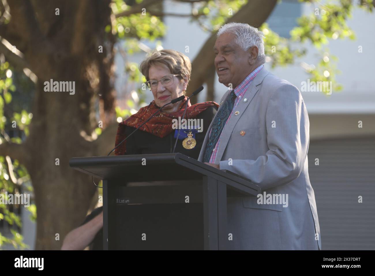 Sydney, Australia. 25th April 2024. The Coloured Digger event and Anzac ...