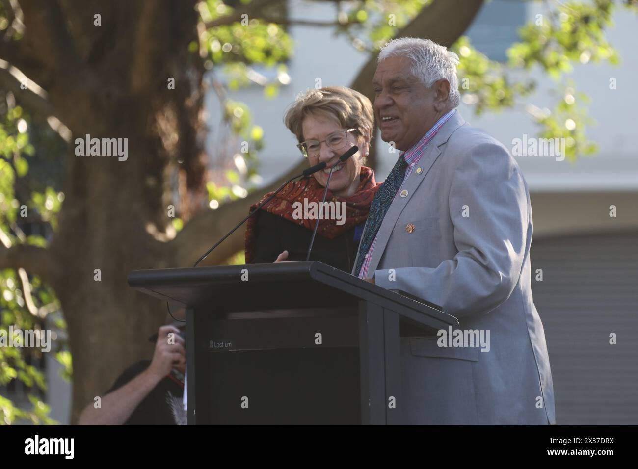 Sydney, Australia. 25th April 2024. The Coloured Digger event and Anzac ...