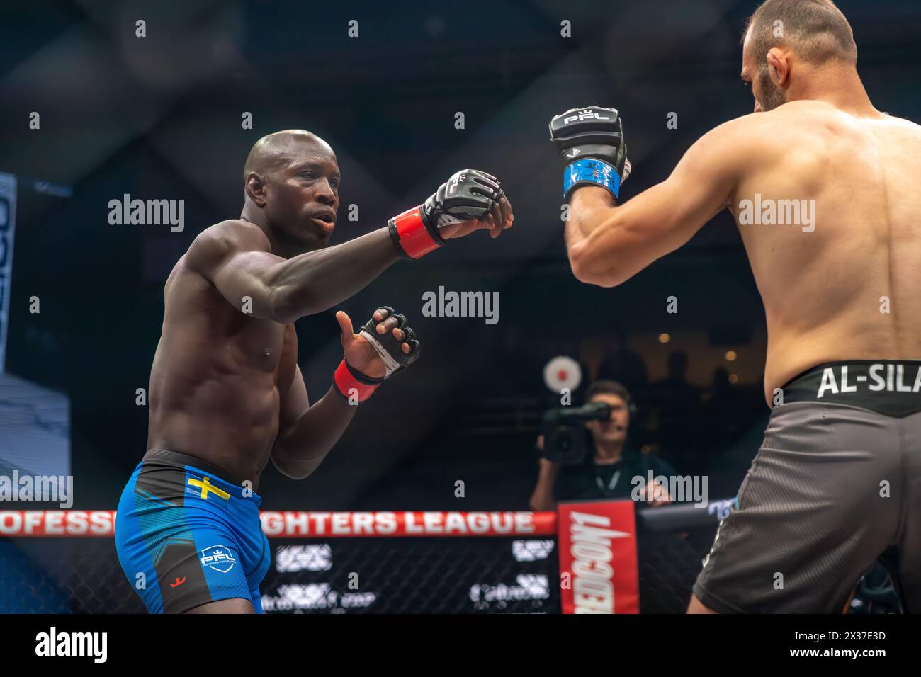 PFL MMA Fighter Stock Photo - Alamy
