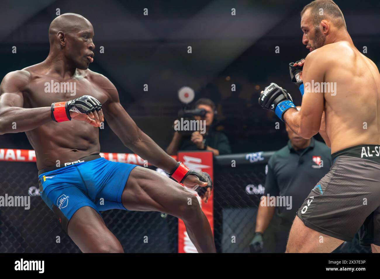 PFL MMA Fighter Stock Photo - Alamy