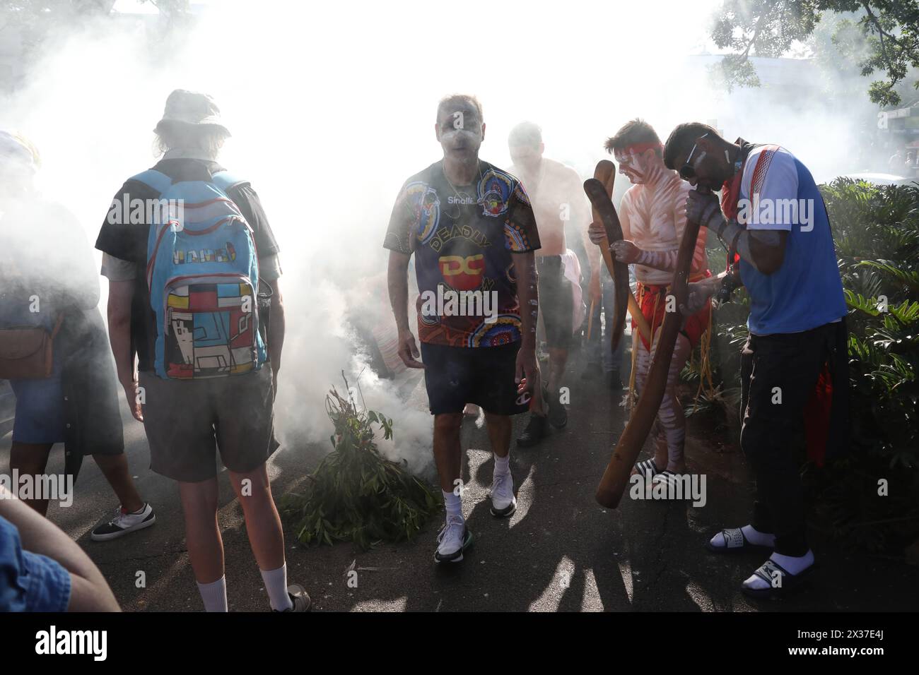 Sydney, Australia. 25th April 2024. The Coloured Digger event and Anzac ...