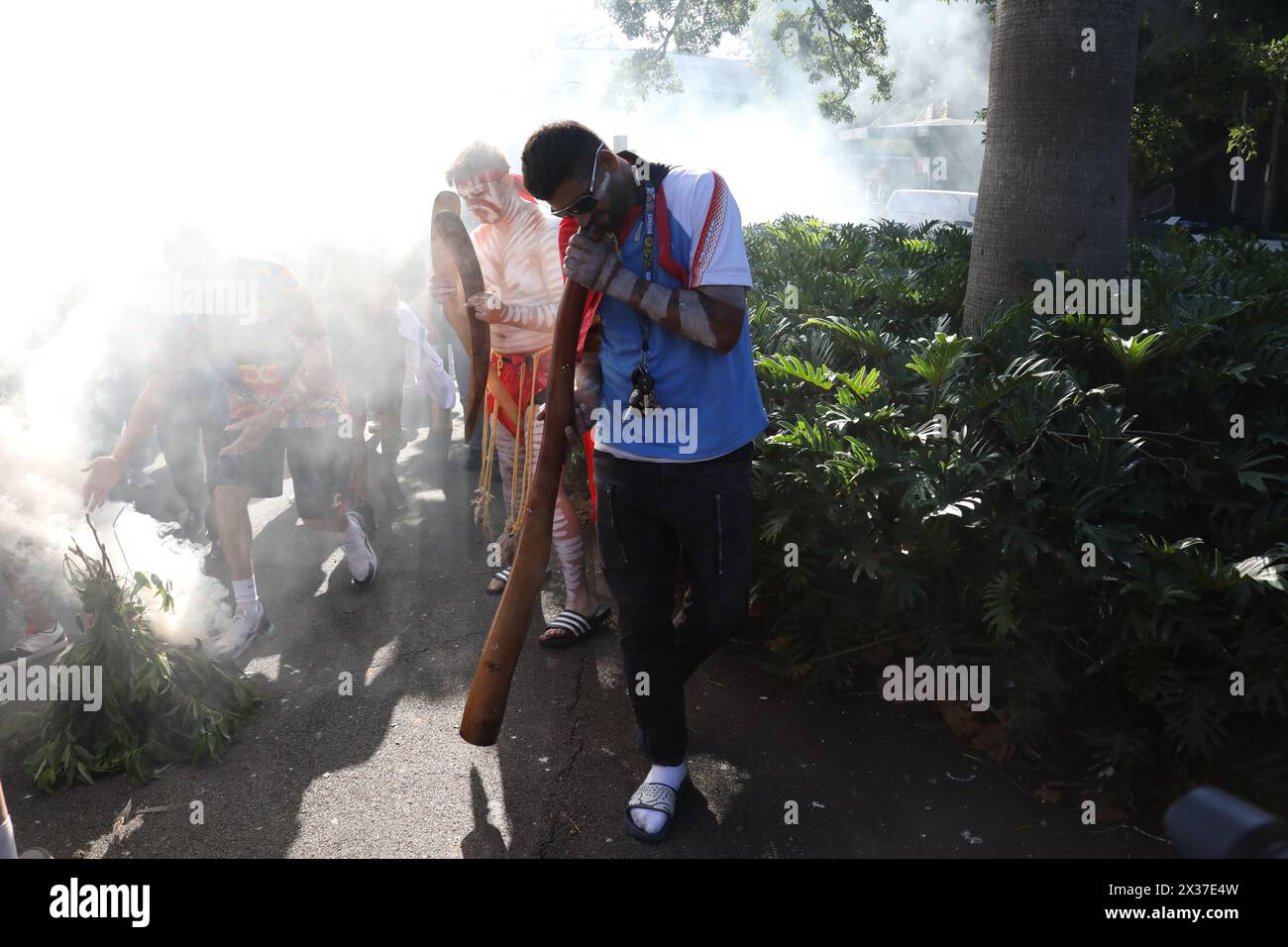 Sydney, Australia. 25th April 2024. The Coloured Digger event and Anzac ...